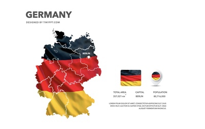 Germany Map Slide PowerPoint – TinyPPT